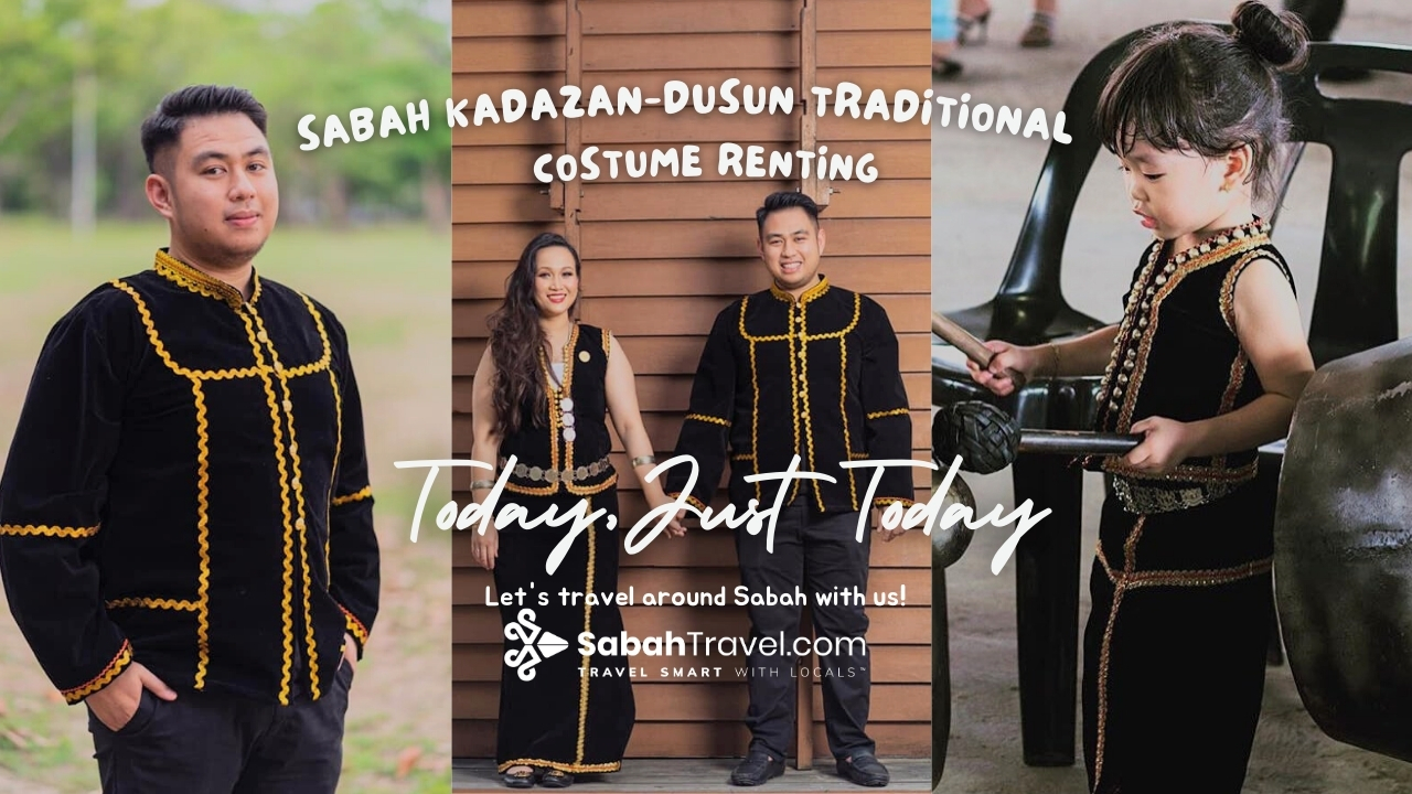 Kadazan-Dusun Traditional Costume Rental in Kota Kinabalu